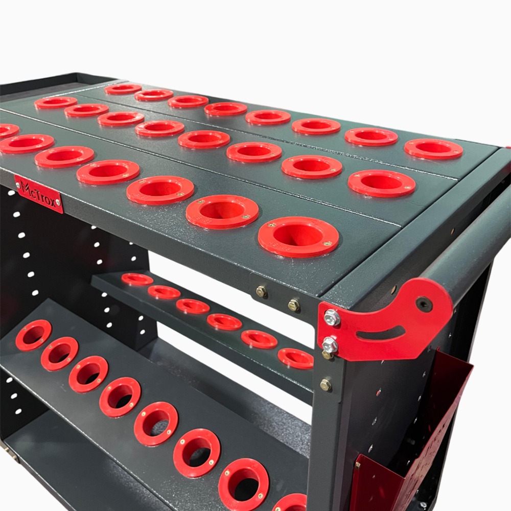 CNC Tool Trolley – Adjustable BT30/BT40/BT50 Holder Storage | MCTROX ...